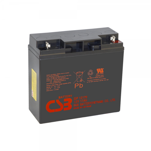 CSB Battery GP12170 12V 17AH แบตเตอรี่ AGM สำหรับ UPS และใช้งานทั่วไป ...
