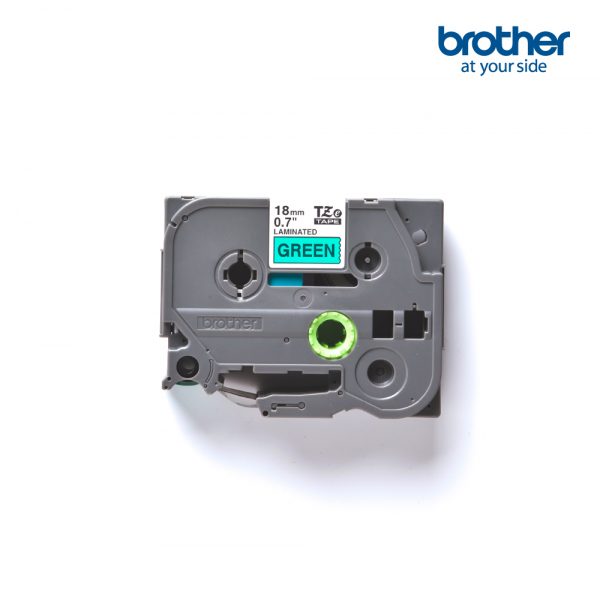 Brother P-Touch Tape TZE-741 เทปพิมพ์อักษร ขนาด 18 มม. ตัวหนังสือดำ บน ...